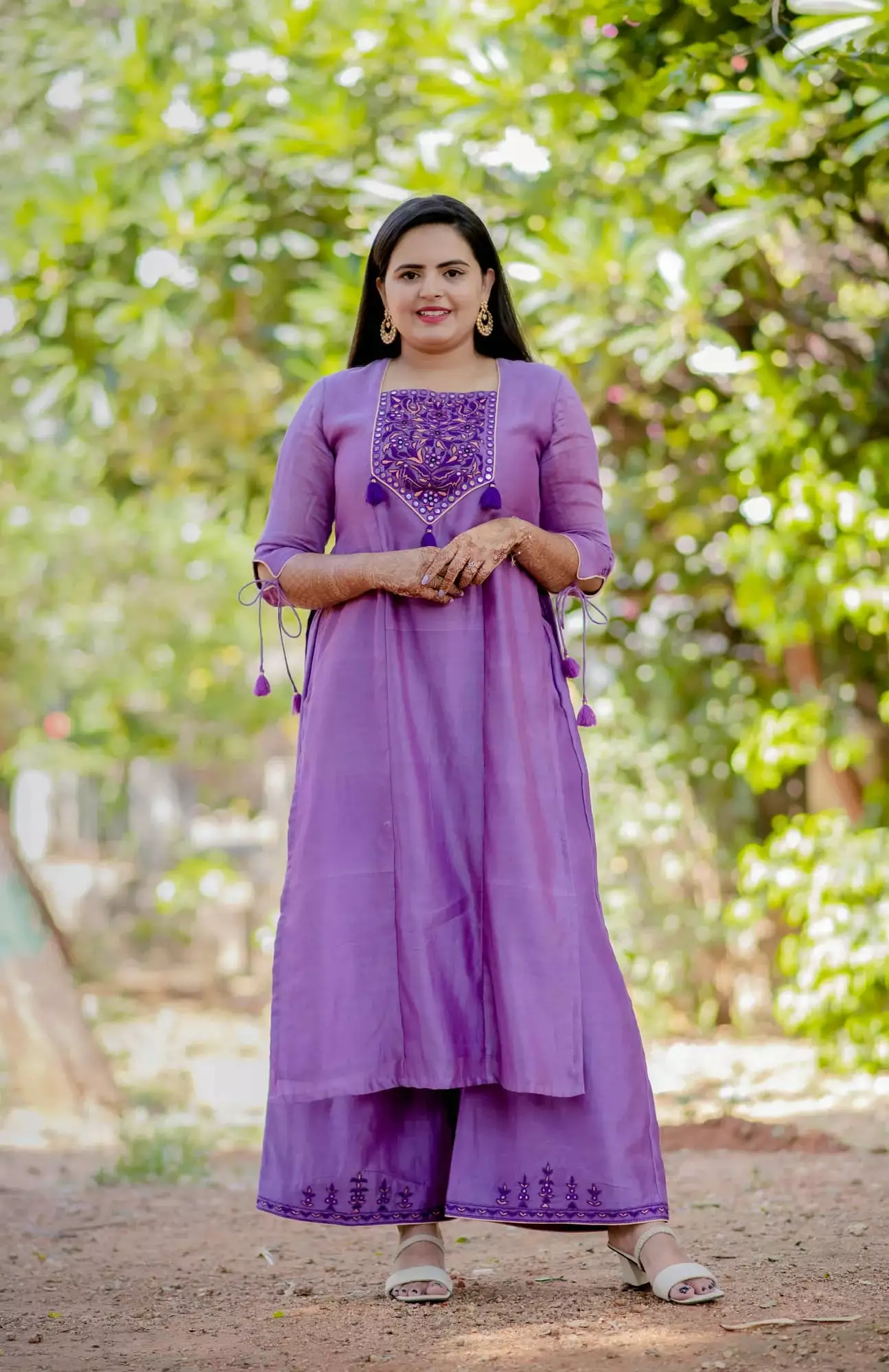 Banjara Patch Set in Lavender & Peach Color – EARTHICA